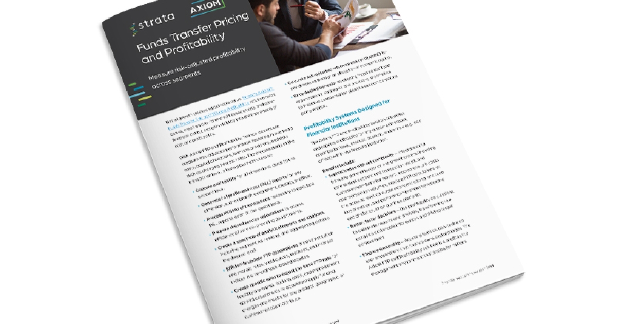 Axiom Software Funds Transfer Pricing Overview | Strata Decision Technology