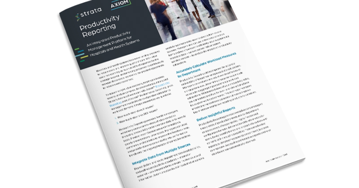 Axiom Productivity Reporting