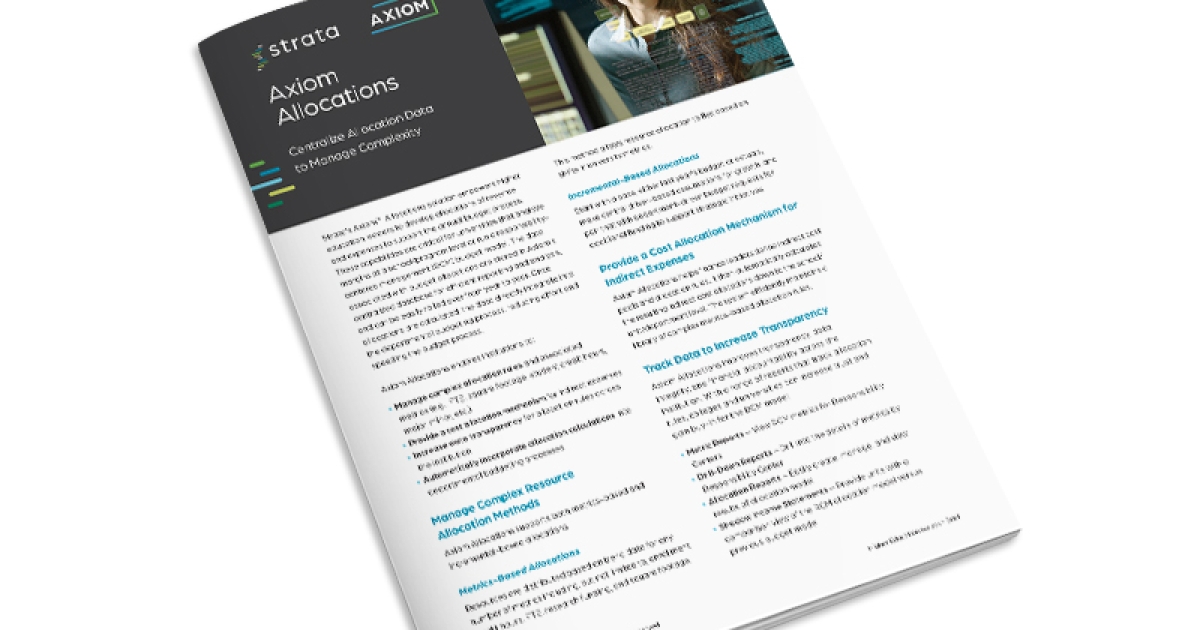 Axiom Allocations - Solution Brief | Strata Decision Technology